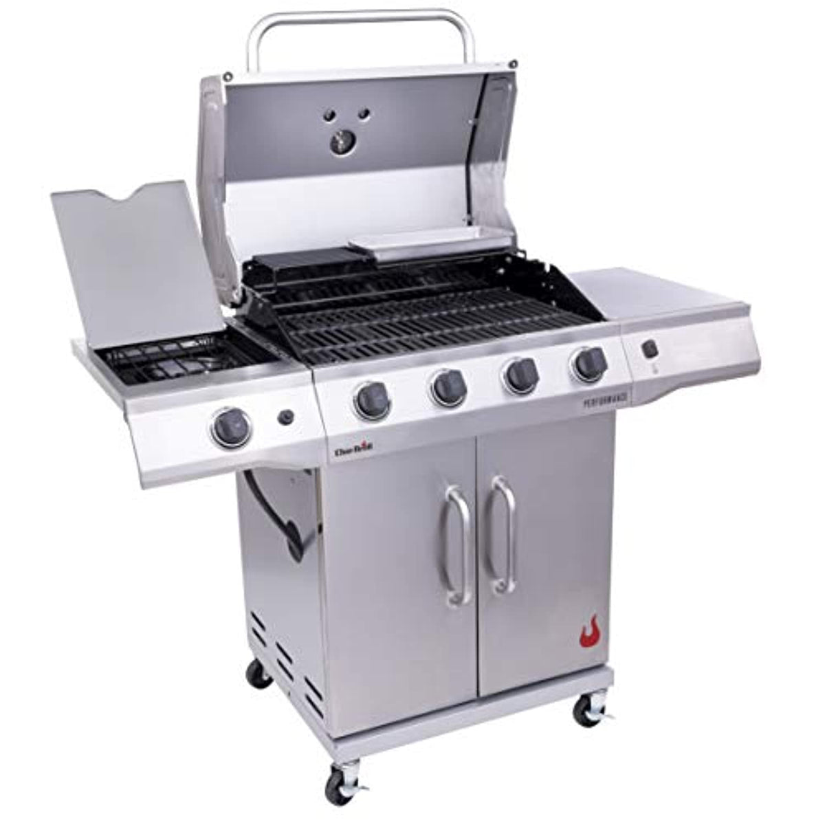 Char-Broil 463354021 Performance 4-Burner Cabinet Style Liquid Propane ...